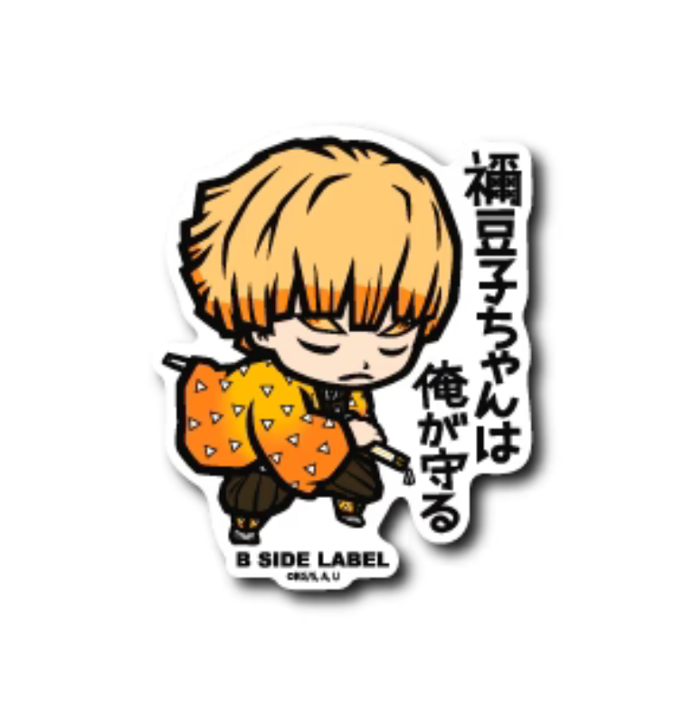 Demon Slayer - Zenitsu (Sticker) – Okashi HN